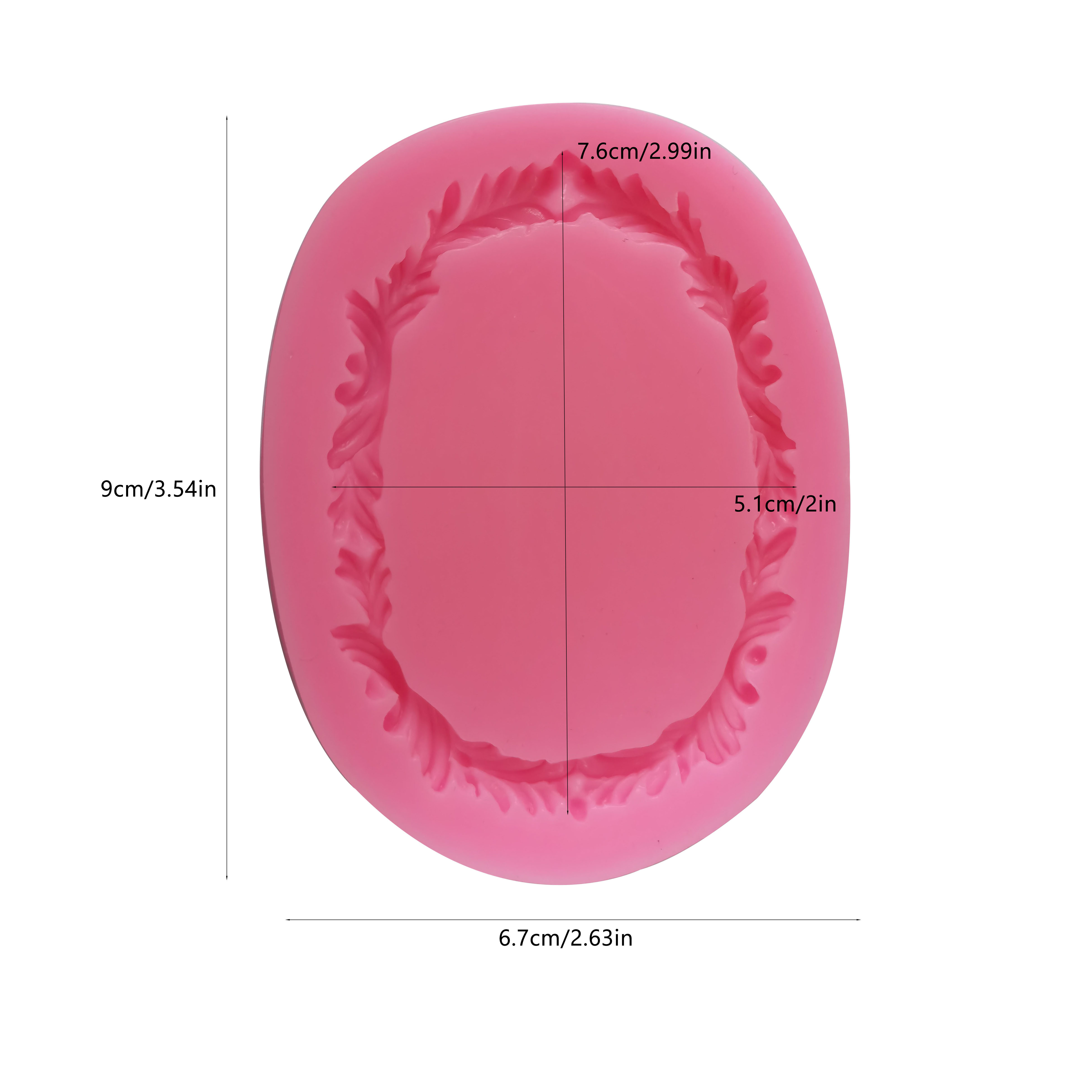 Oval Flower Wreath Silicone Mold Fondant Mould Cake - Temu Netherlands