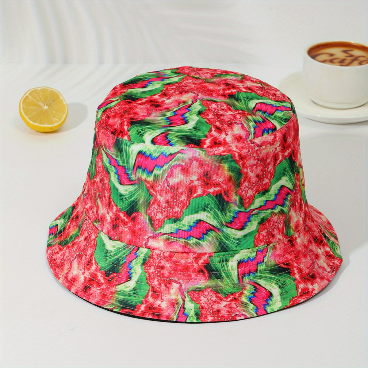 Multicolor Tie Dye Bucket Hat Printed Foldable Trend - Temu Norway