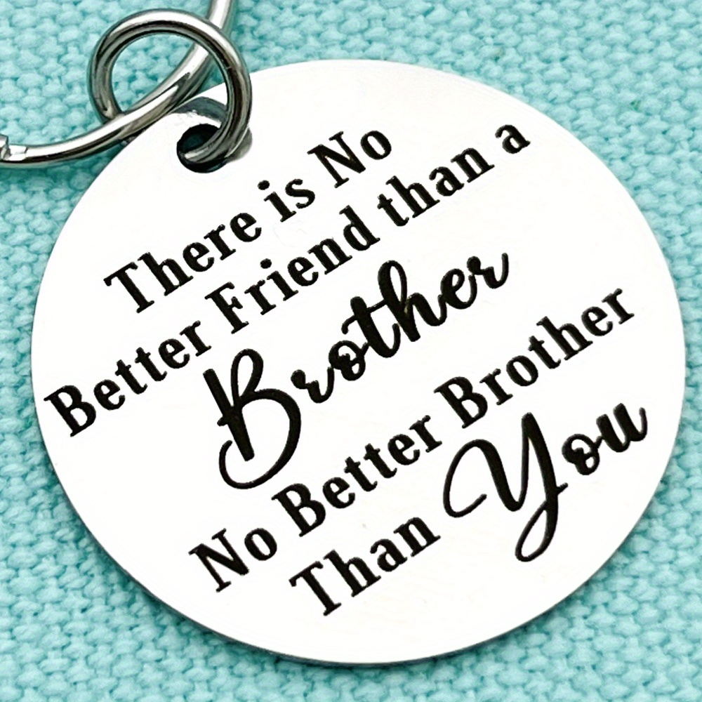 1pc Brother Keychain Gifts Christmas Birthday Gifts For Brother ...