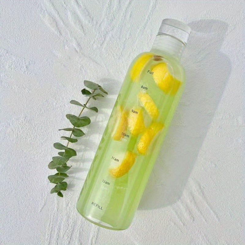 Large capacity Time Scale Cup Transparent Leak proof Sports - Temu ...