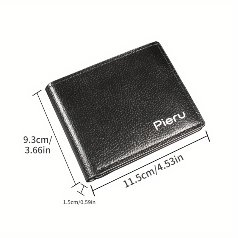 Mens Wallet Lychee Pattern Multi Card Business Wallet Fashion Gift ...