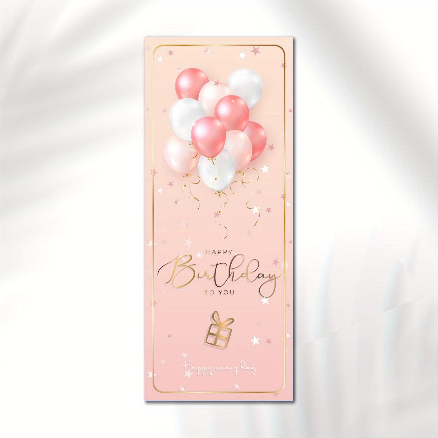 Pink Happy Birthday Stickers Rectangle Gift Box Sealing - Temu New Zealand