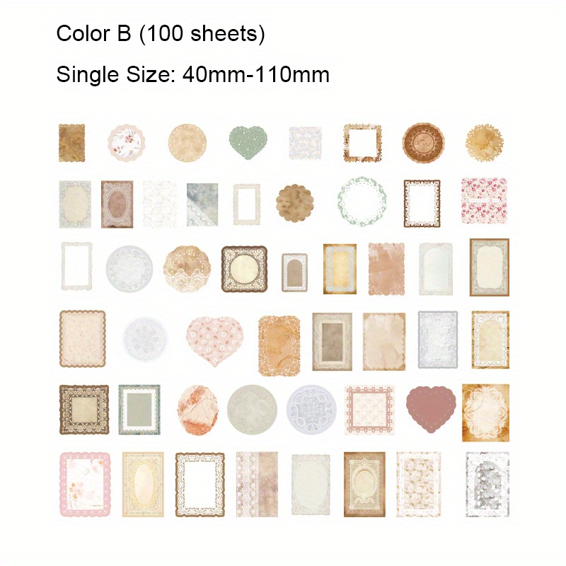 Vintage Paper Scrapbooking Supplies Journal Supplies Retro - Temu