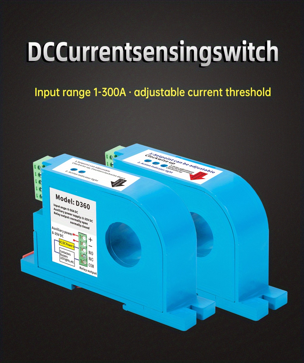 Current Switch Current Sensing Relay Current Sensing Switch Amp Sensor
