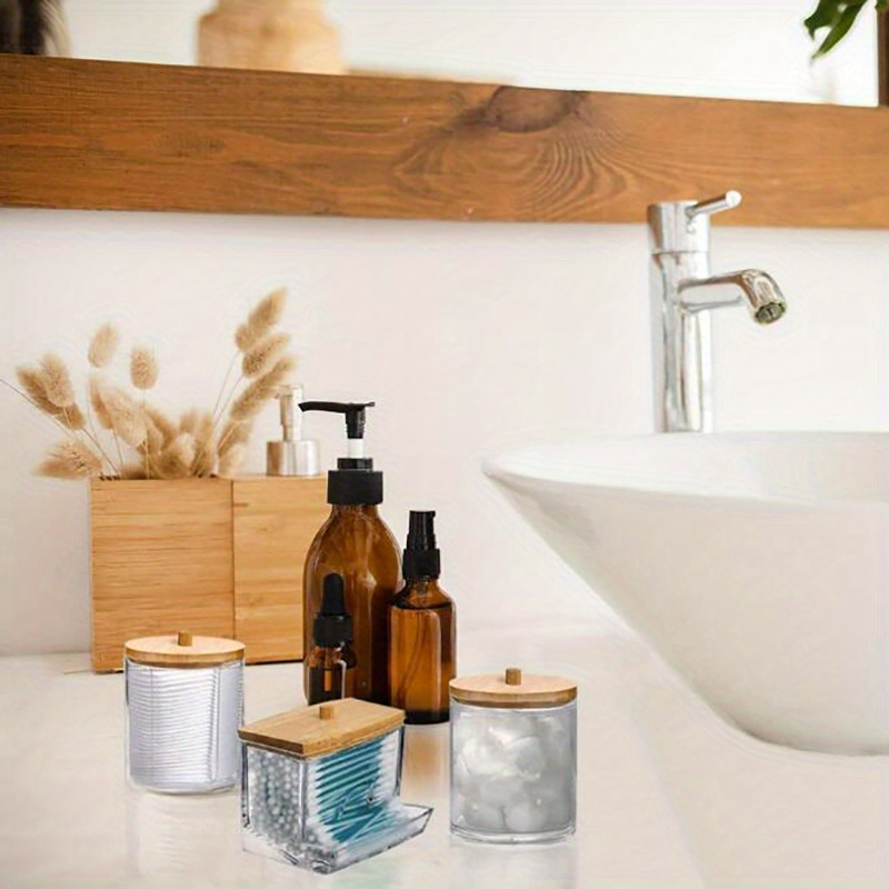 Clear Acrylic Holders Lid Storage Jars - Temu Australia