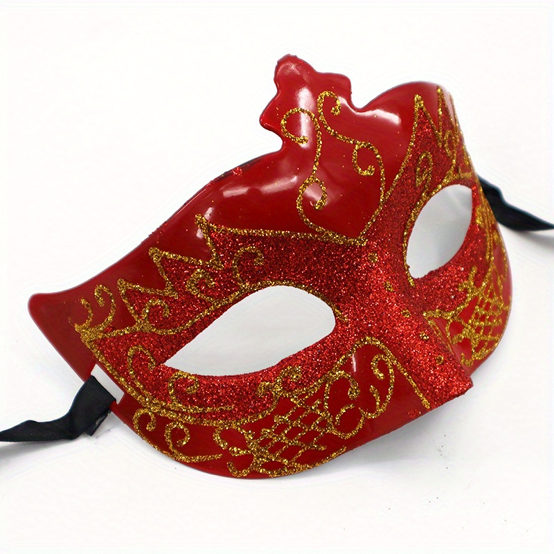 Pointed Painted Mask, - Temu