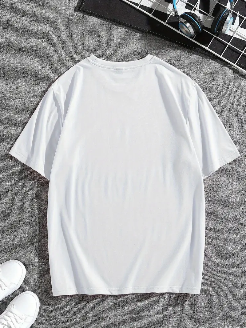 Cat Shadow Looks Like Guitar Mens Casual Cotton Slightly Stretch Crew ... Cat Shadow Looks Like Guitar Mens Casual Cotton Slightly Stretch Crew ...