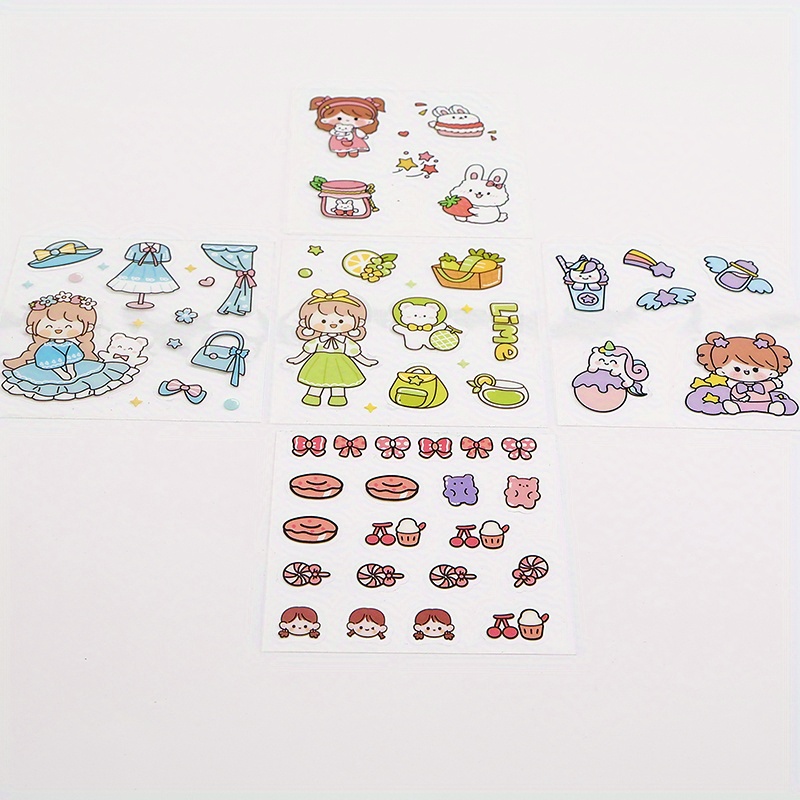 Cute Stickers Pack Stickers Decals Assorteds Kawaii Sticker - Temu