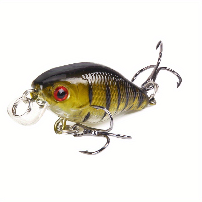 1 57inch 4 6g Black Three Hook Plastic Fish Simulation Fishing Bait ...