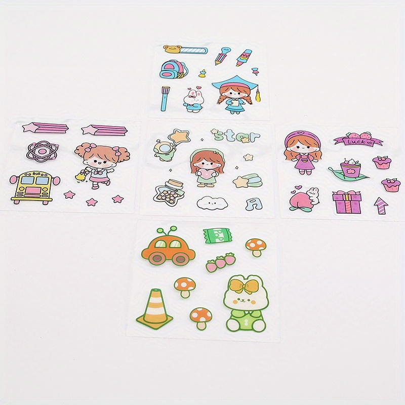 Cute Stickers Pack Stickers Decals Assorteds Kawaii Sticker - Temu