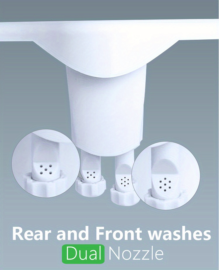 Bigcow Bidet Attachment For Toilet Bidet Attachment Toilet Dual Nozzle ...