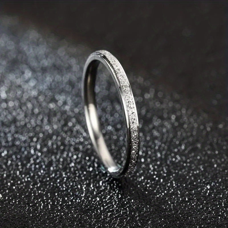 Men's Extremely Fine Step Faux Pearl Sand Ring - Temu United Kingdom