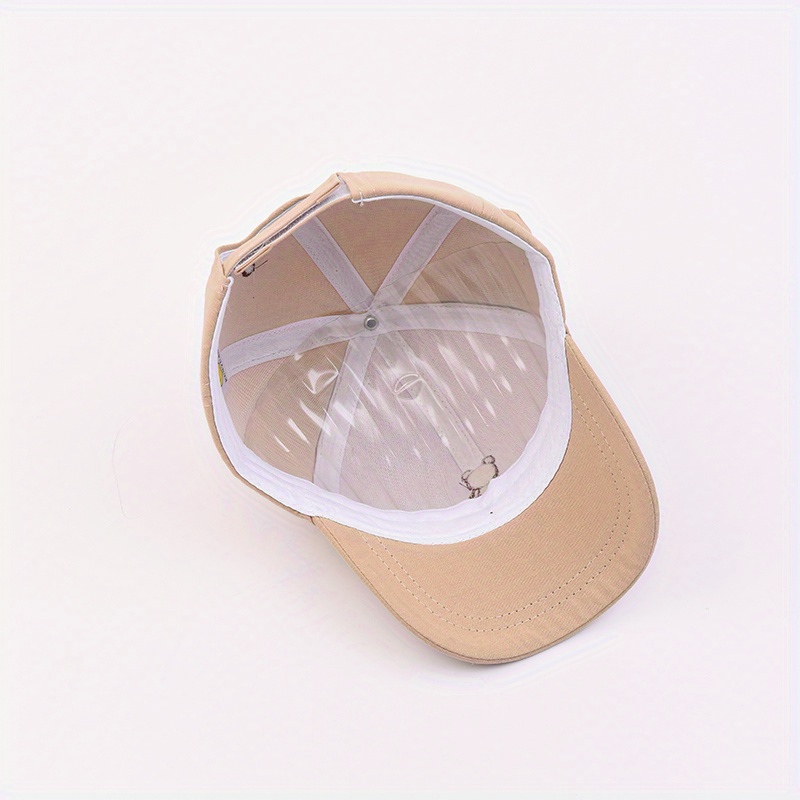 Kids Cute Bear Ears Baseball Cap Adjustable Sun Protection - Temu New ...
