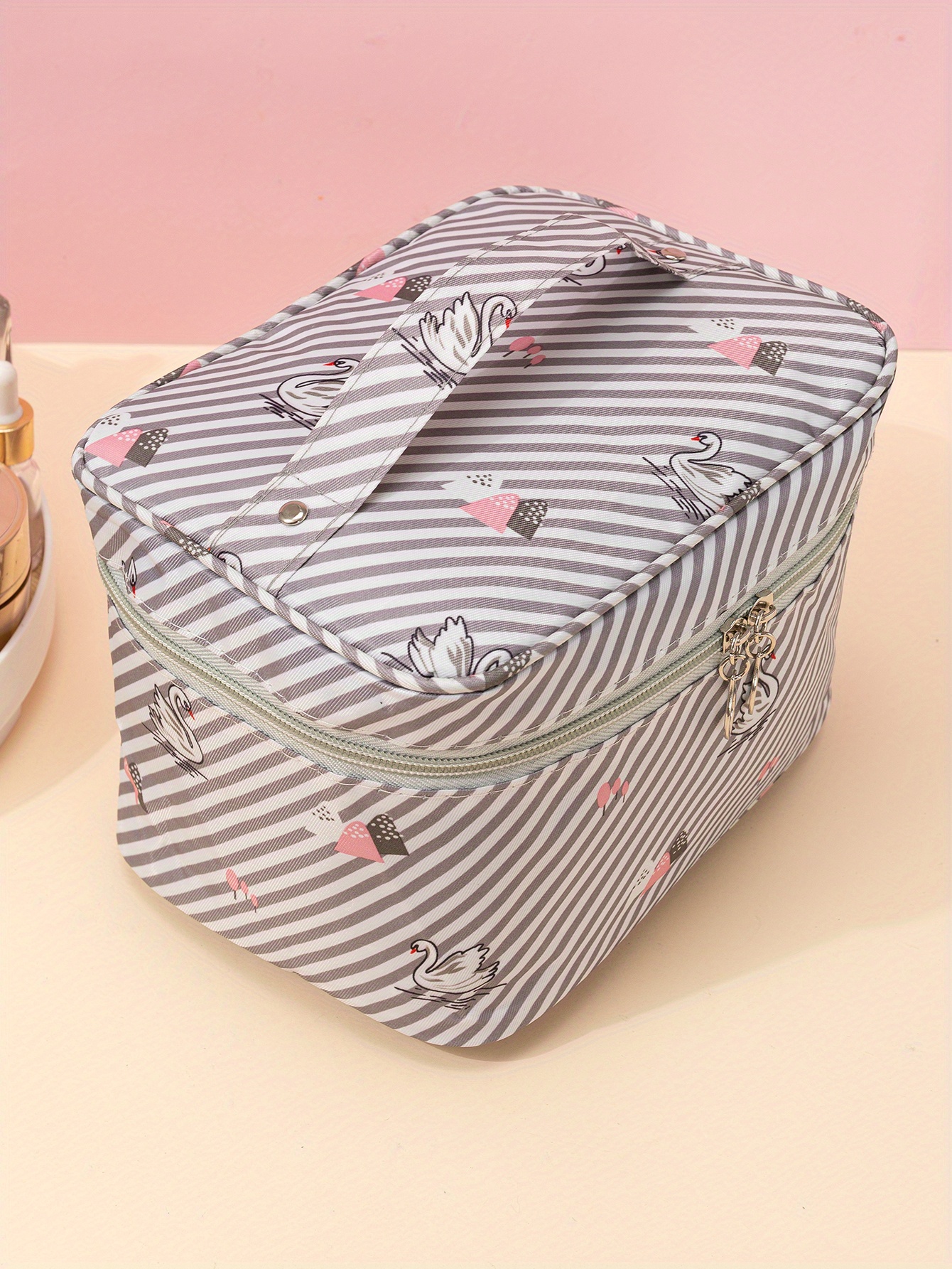 Pattern Makeup Bag Travel Portable Cosmetic - Temu New Zealand