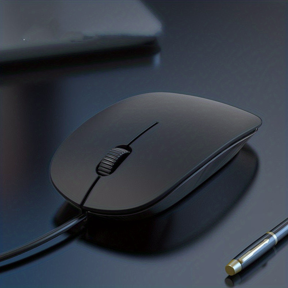 Wired Ultra Thin Usb Office Mouse Suitable Desktop - Temu Australia