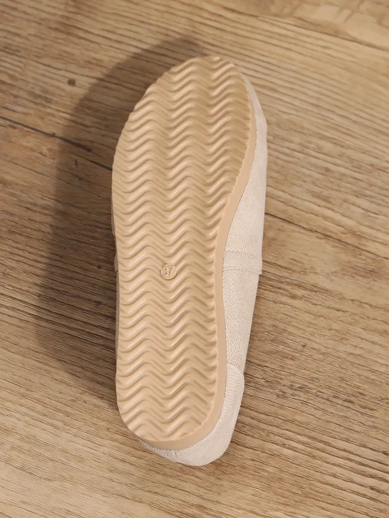 Womens Casual Flat Shoes Round Toe Slip Shoes Comfy Walking Temu
