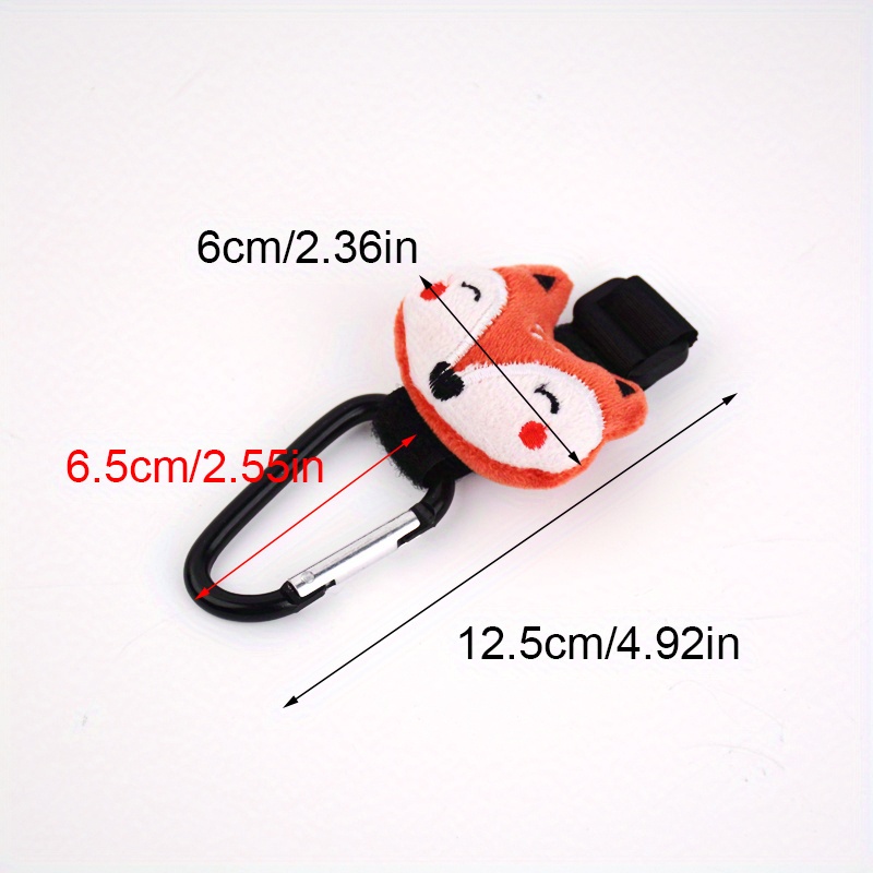 2pcs Cute Cartoon Animal Fruit Baby Stroller Hooks Metal - Temu Australia