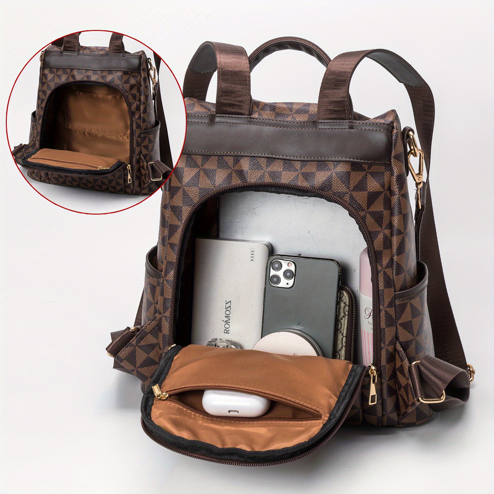 Backpack Women's Fashion Backpack Travel Backpack Soft - Temu United ...