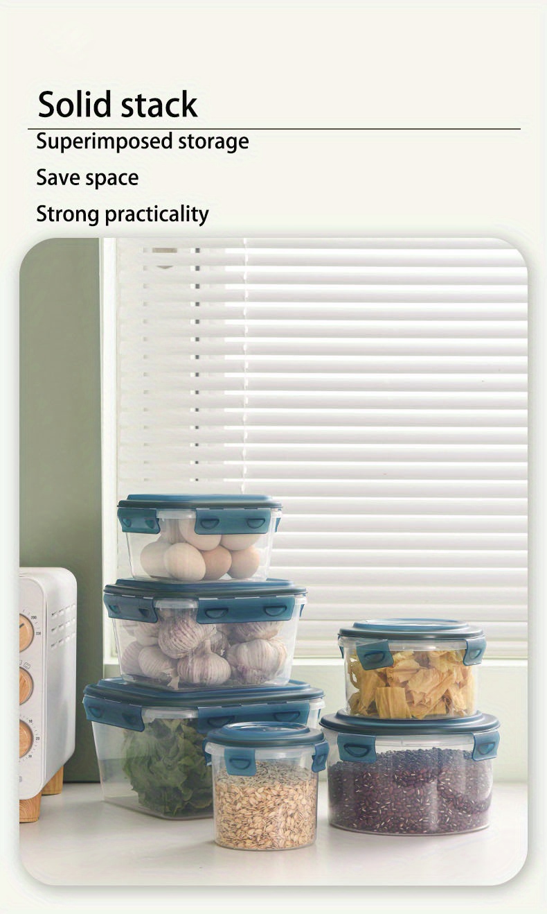square sealed box lock lid clear food storage - Temu Australia