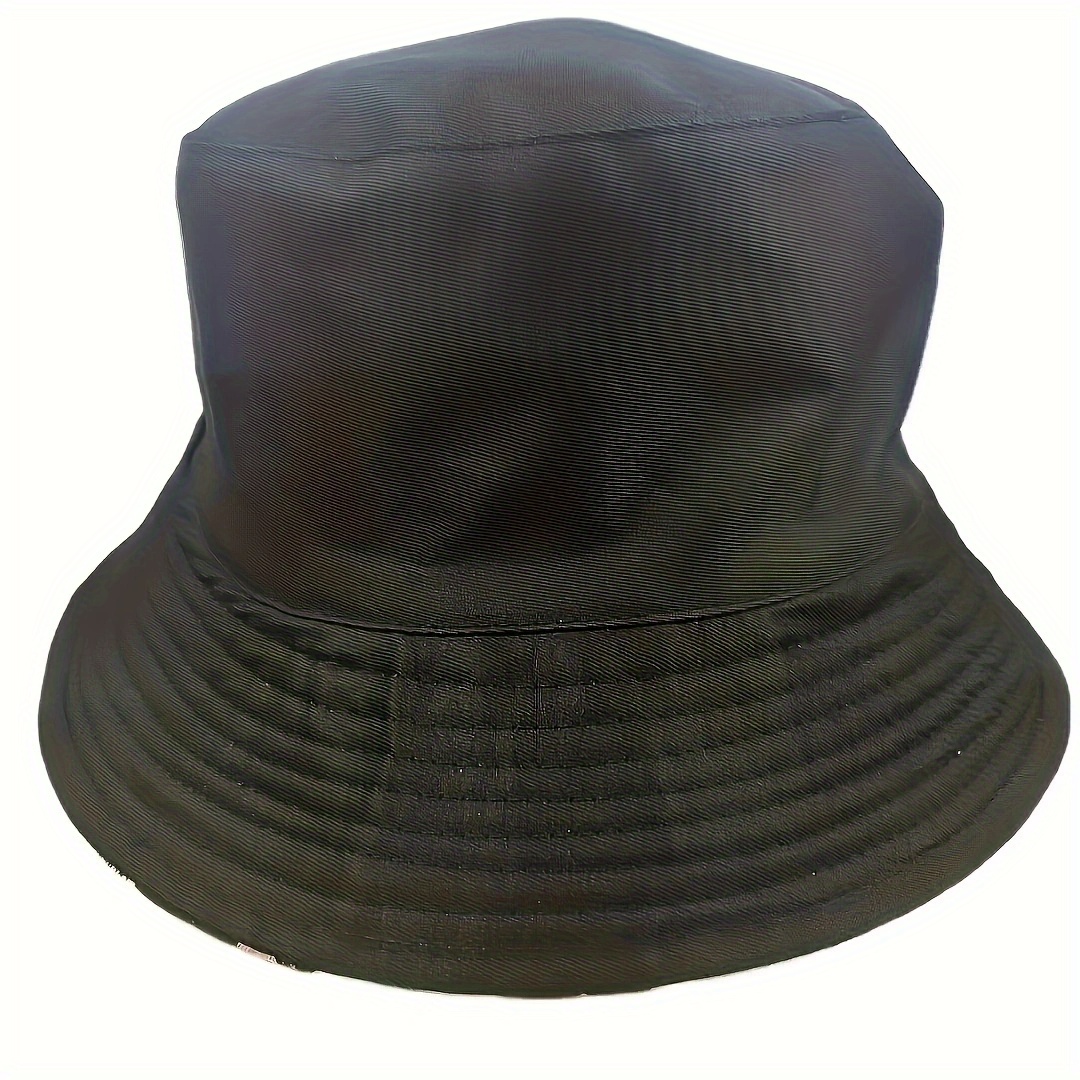 Cow Pattern Hat White Reversible Basin Hat - Temu United Kingdom