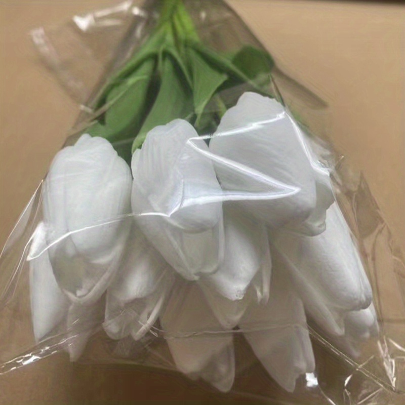 10pcs Artificial Pu Tulip Simulation Pu Tulip Real Touch Tulip ...
