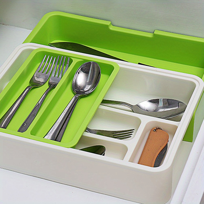 Drawer Organizer Cutlery Storage Rack Sorting - Temu