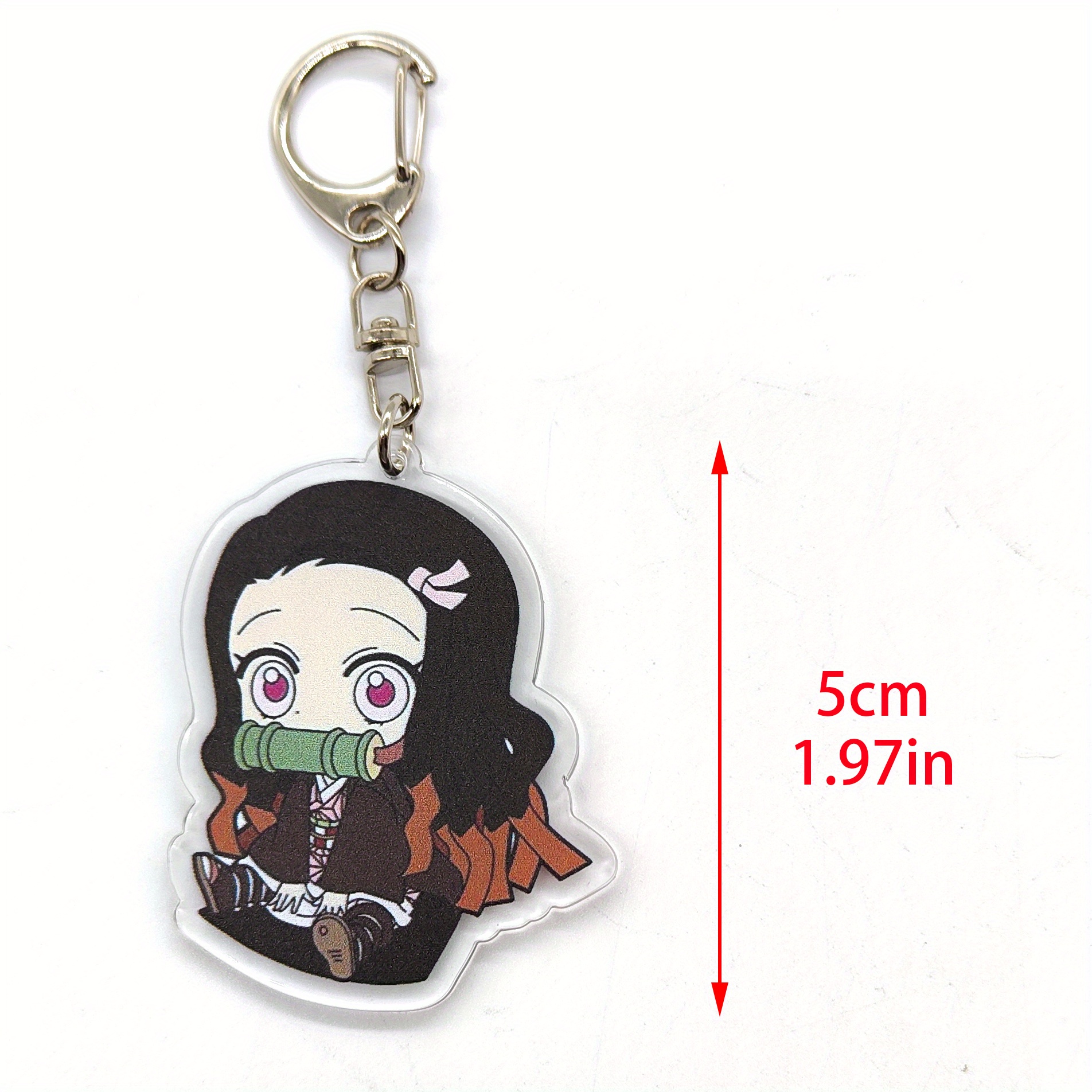 Anime Acrylic Keychains Animation Periphery Accessories Cute - Temu