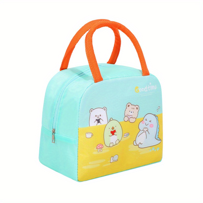 Insulated Lunch Box Bag 3d Cartoon Design Food - Temu New Zealand