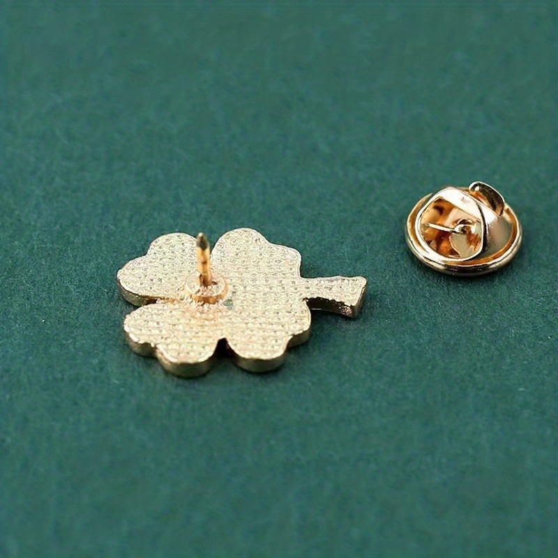 Shamrock Metal Pin Badge Cute Cartoon Clothes Backpack Hat - Temu Australia
