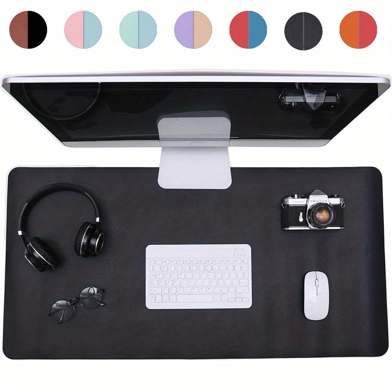 Mouse Pad Desk Mat (7 Colors Optional)double Side Large - Temu