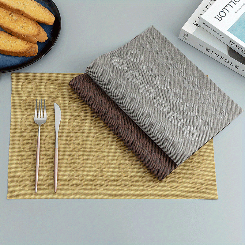 Woven Placemats Washable Reusable Multi purpose Anti fouling - Temu ...