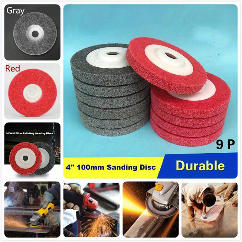 Grinding Pad Angle Grinder: Nylon Fiber Wheel Metal Rust - Temu