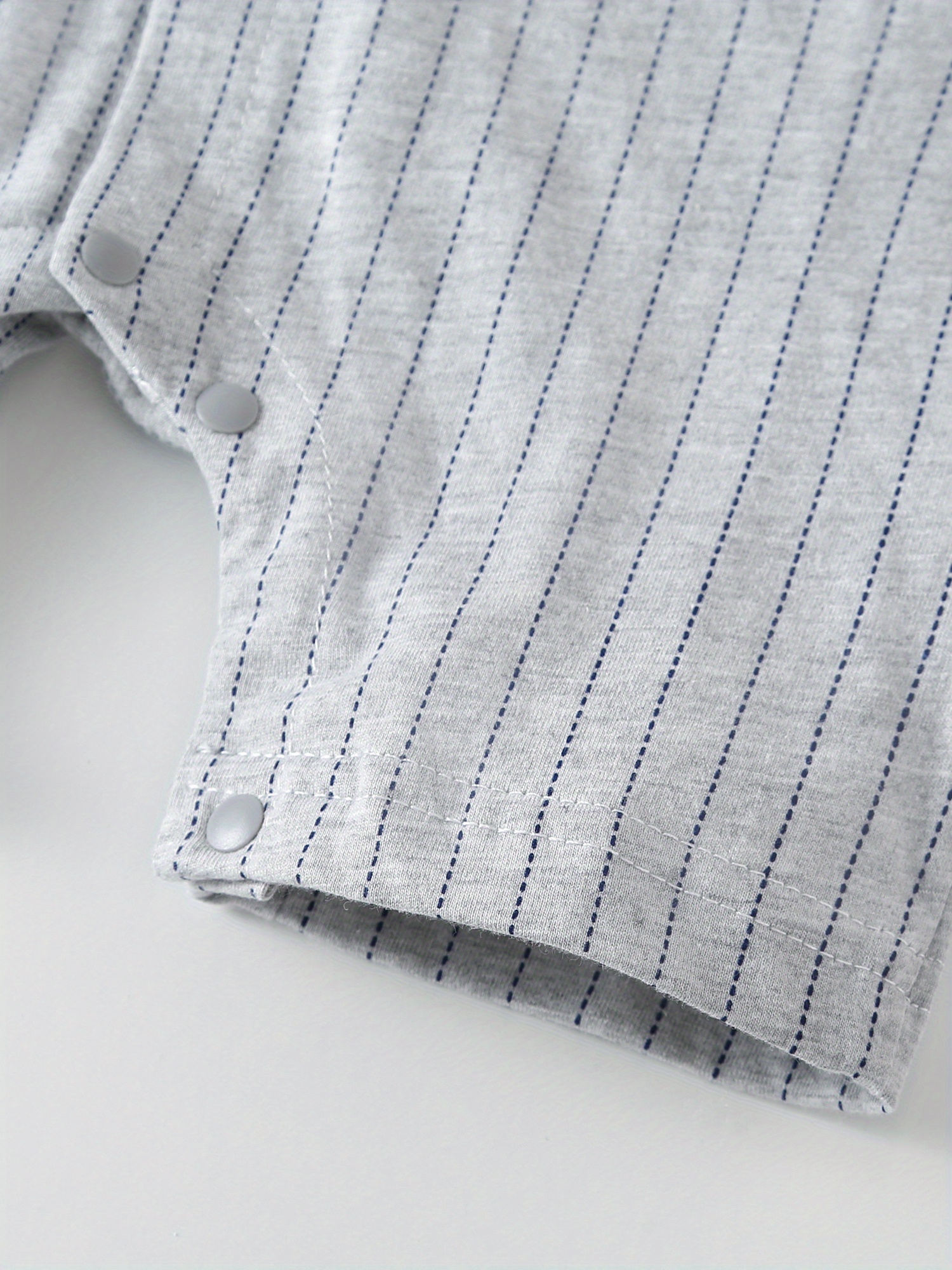 Baby Boys Casual Striped Bowtie Short Sleeve - Temu New Zealand