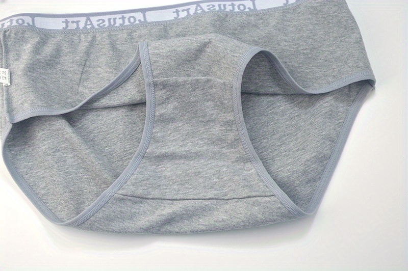 Letter Tape Briefs Comfy Breathable Stretchy Intimates - Temu Denmark