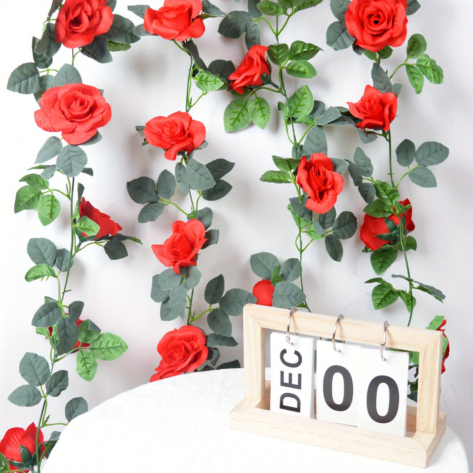 Artificial Vine Artificial Rose Flower Vines Silk - Temu Australia