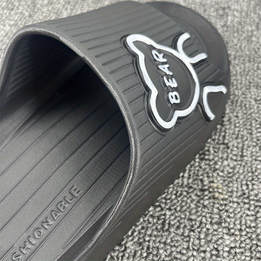 Mens Trendy Bear Slides With Assorted Colors Casual Outdoor Non Slip ...