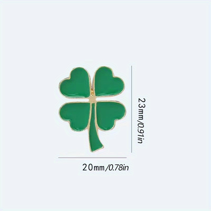 Shamrock Metal Pin Badge Cute Cartoon Clothes Backpack Hat - Temu Australia