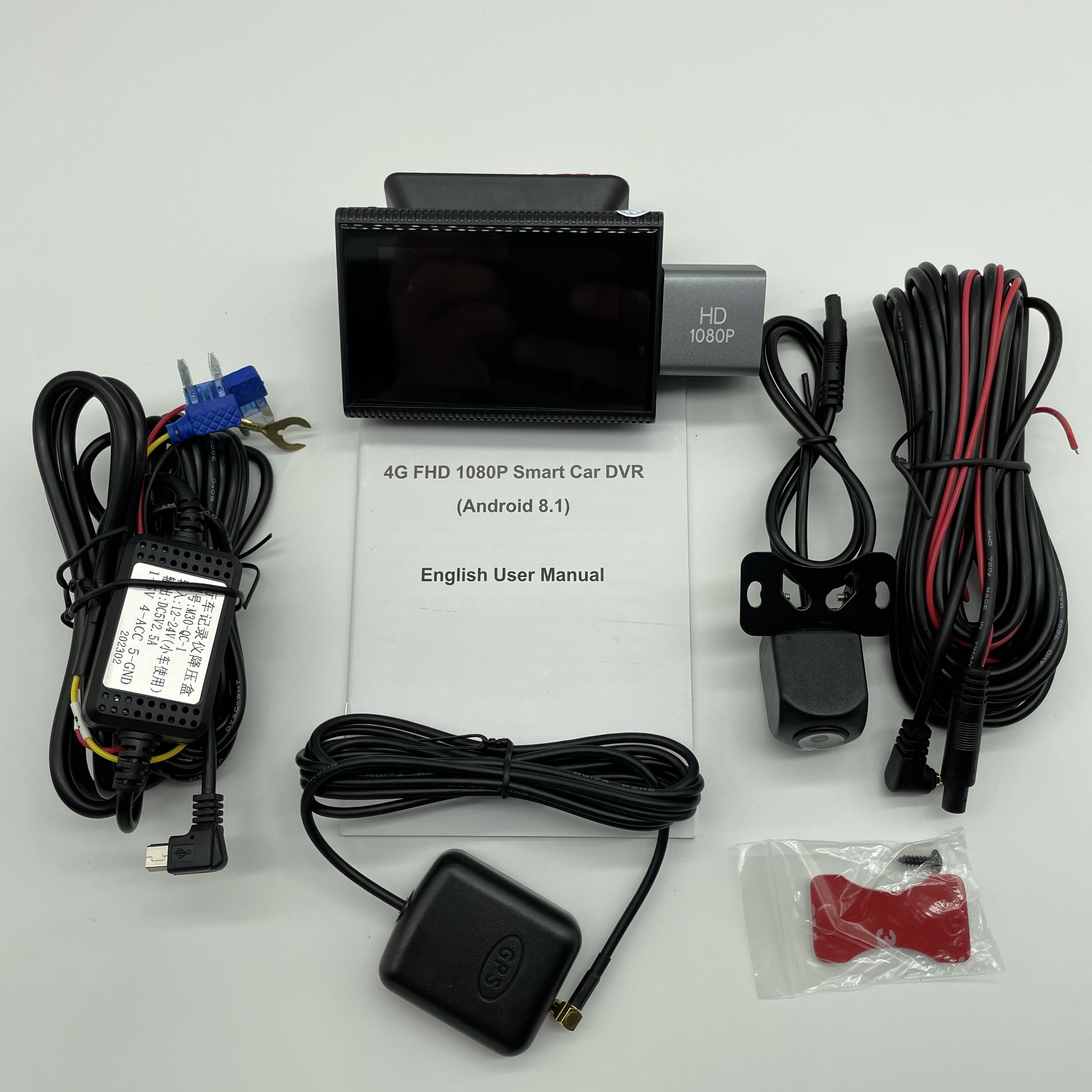 Full Hd 1080p 4g Tarjeta Android 8 1 Dash Cam Wifi Gps Navigator Car ...