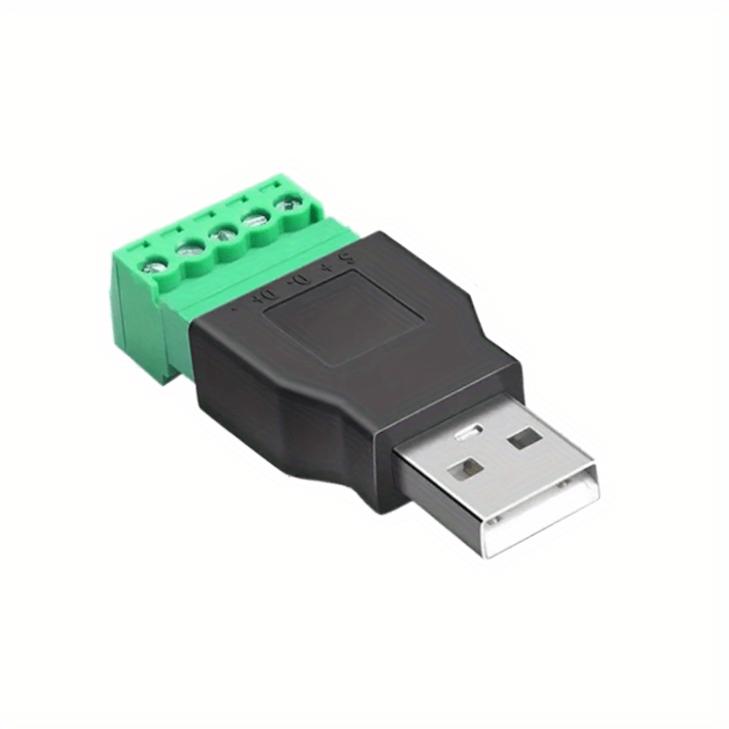 Usb Male/female 5p Terminal Adapter Usb2.0 Type A Plug 5 Pin - Temu