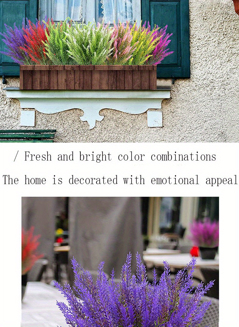 simulation flower artificial flower lavender flower outdoor - Temu Canada