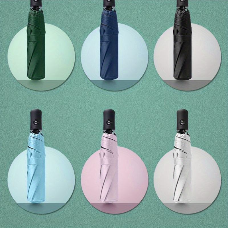 Automatic Umbrella Female Folding Parasol Sun - Temu