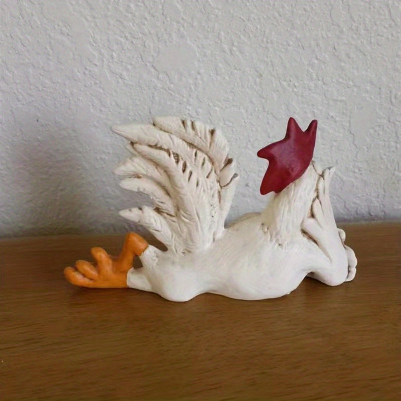 Rooster Resin Statue Ornaments Poultry Models Resin - Temu