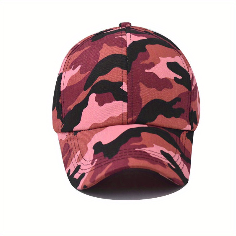 Unisex Fashion Camouflage Pattern Baseball Cap Casual Sports - Temu Norway