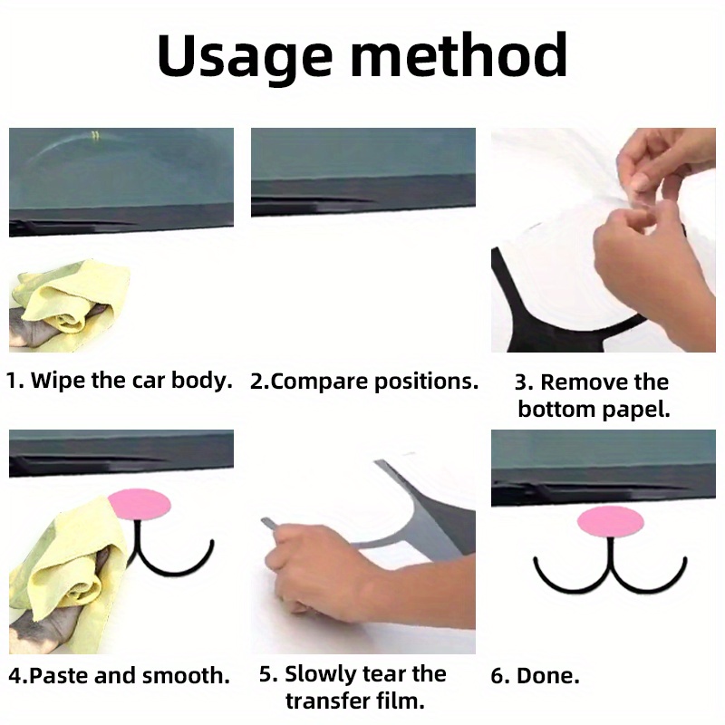 Car Stickers Universal Anime Cartoon Hide Scratches Stickers - Temu