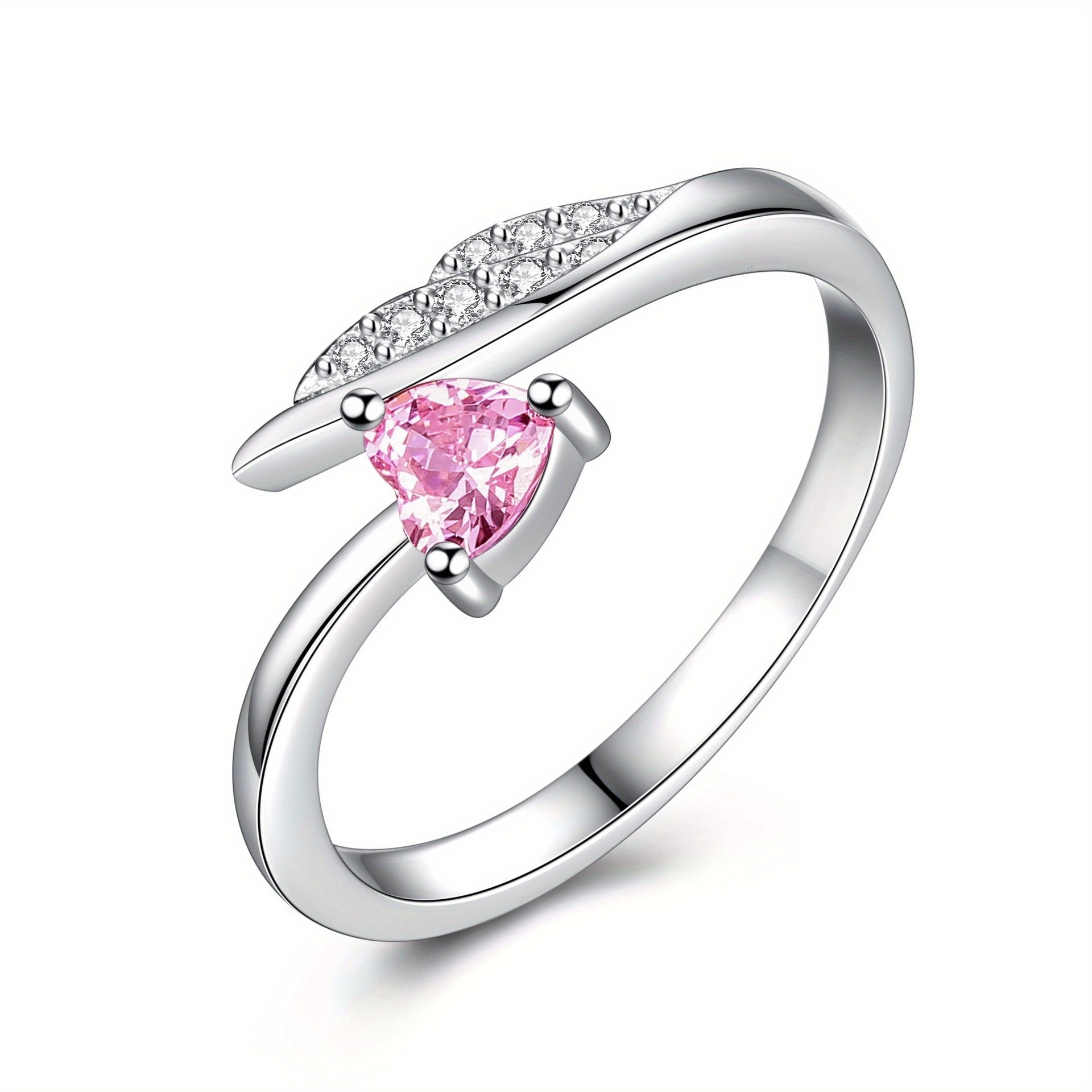 Adjustable Matching Rings For Couples Heart Shaped Brick Set Couple ...