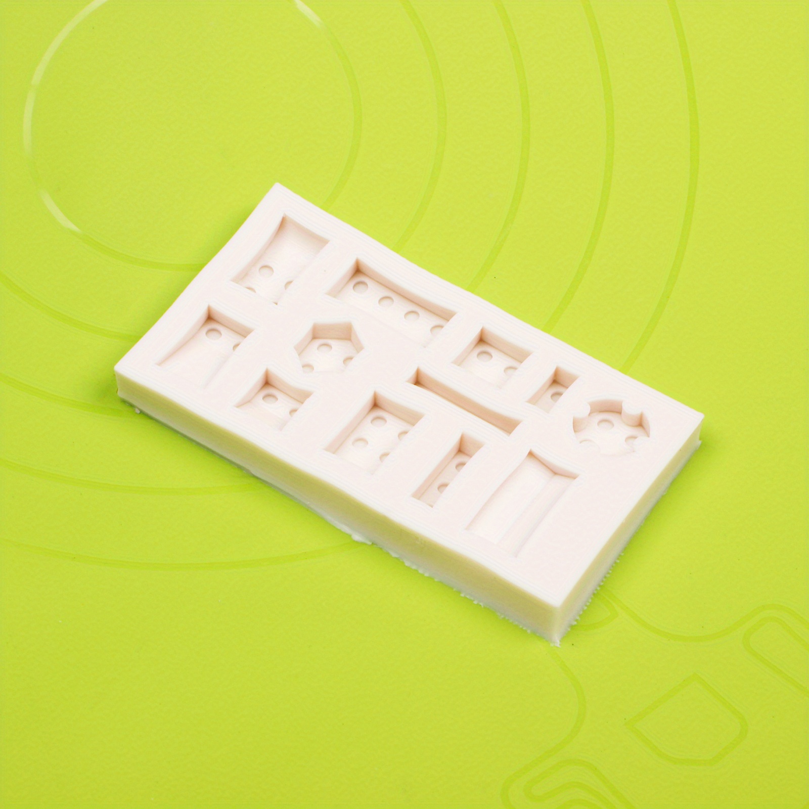 Building Blocks Shapes Silicone Mould Fondant - Temu Norway