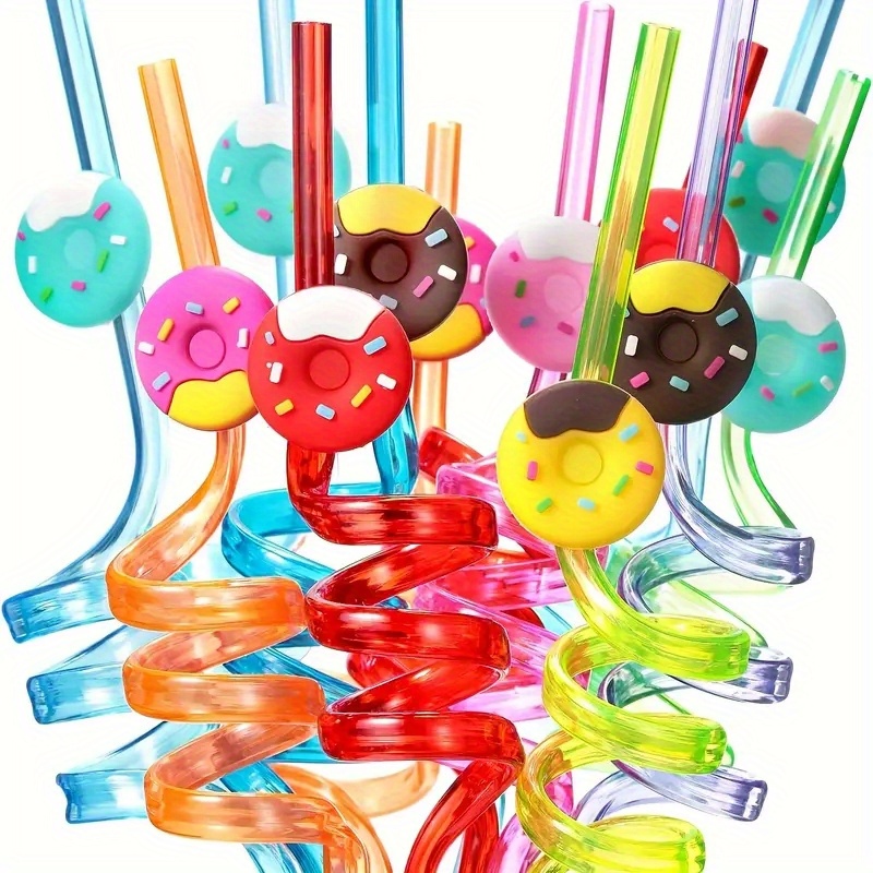 Donut Straws Party Favors Creative Small Gifts Donut Grow - Temu