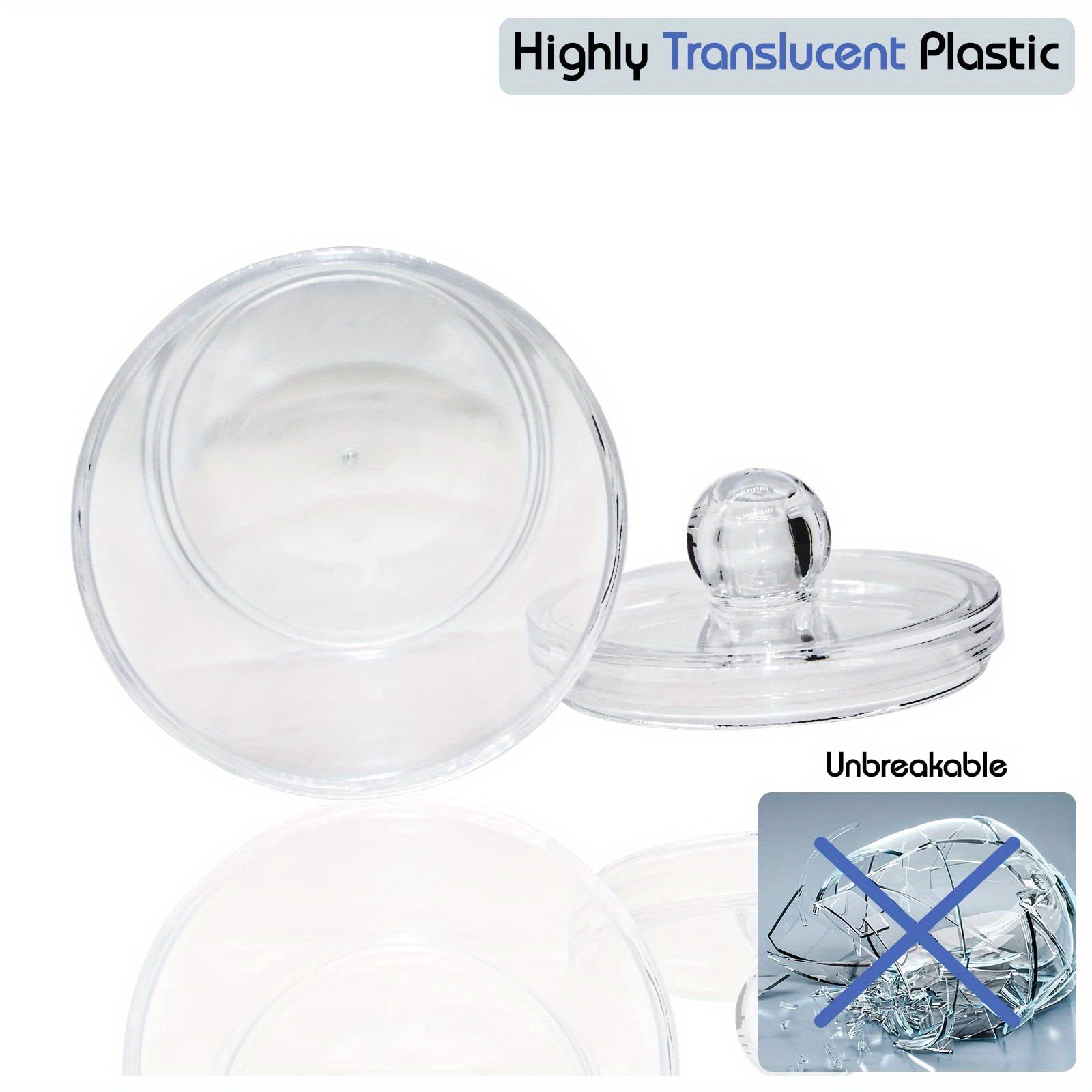 Cosmetic Cotton Pads Storage Rack Large Capacity Dispenser - Temu