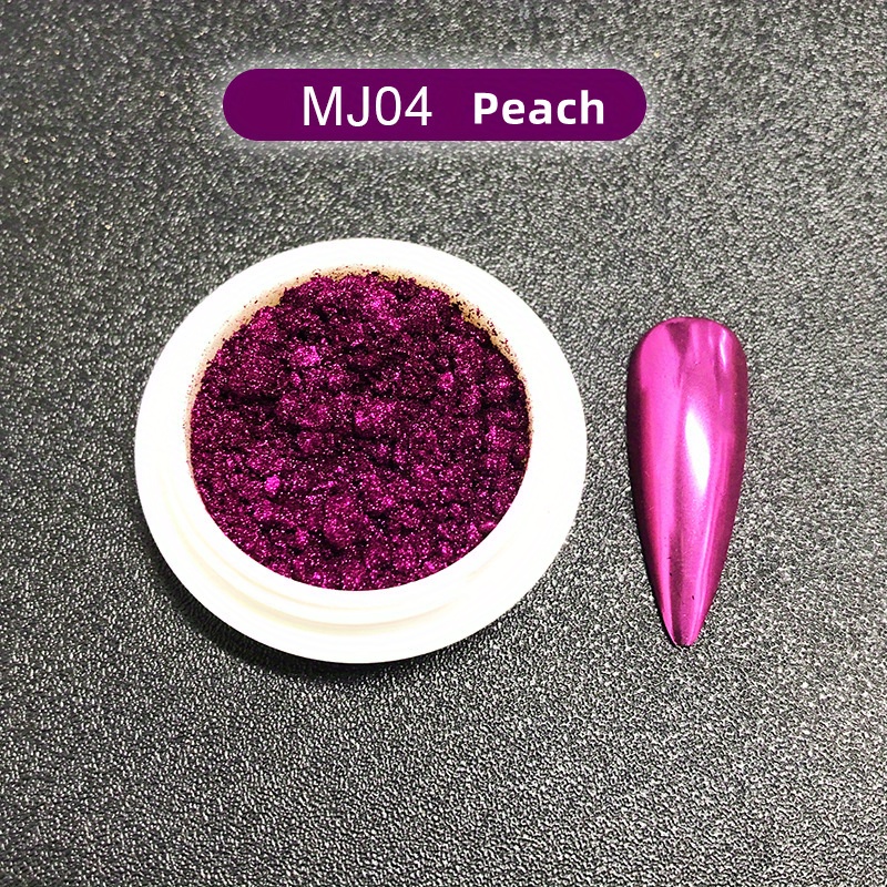 Magic Mirror Powder Nail Decorations Beauty Nail Art Design - Temu ...