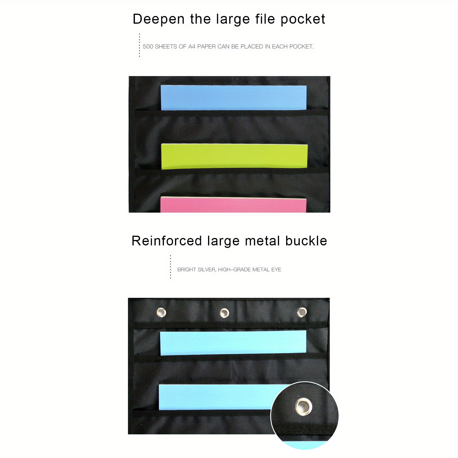 Document Hanging Bag Hanging Wall File Folders Holder - Temu